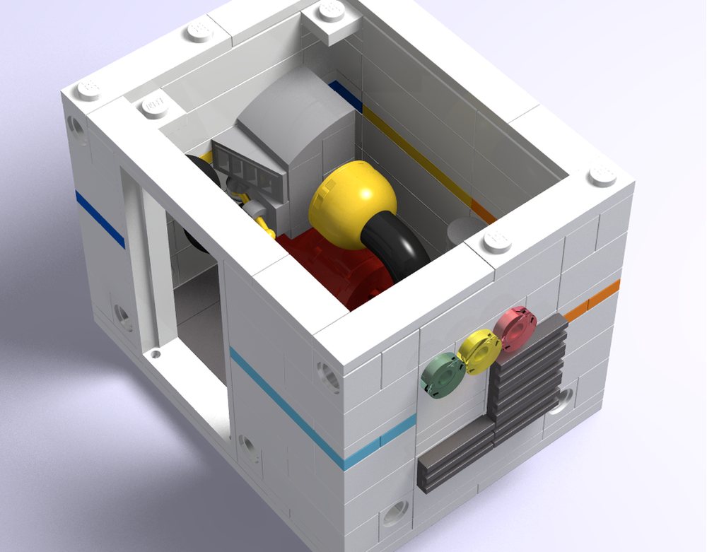 Lego Moc Modular Living Container Power Generator Container By