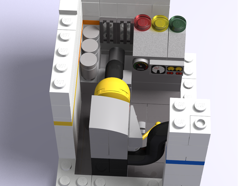 Lego Moc Modular Living Container Power Generator Container By