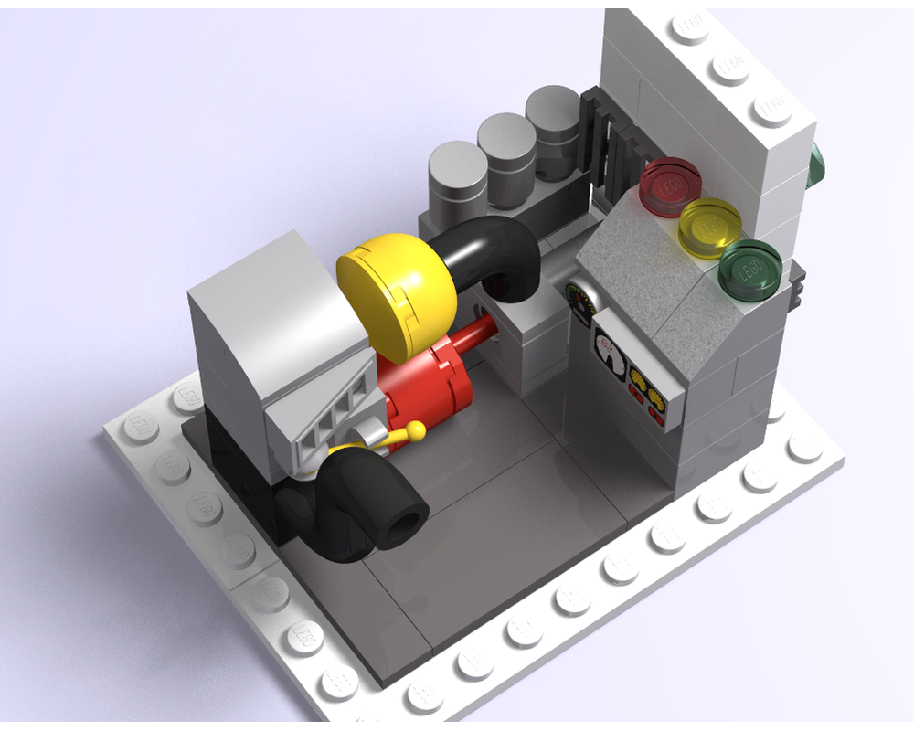 Lego Moc Modular Living Container Power Generator Container By Schnabbo Rebrickable Build
