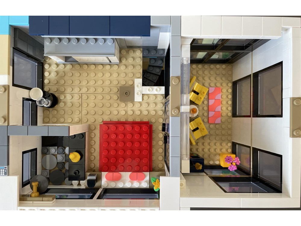 Lego Moc Modern House V2 Modular Alternate Build Of 2x31153 By Re