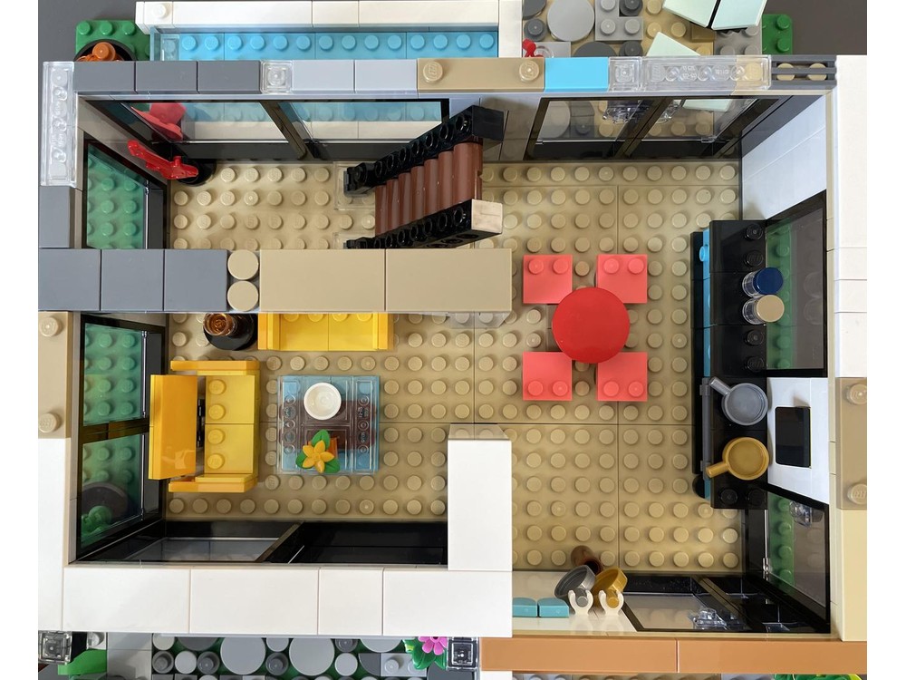 Lego Moc Modern House V2 Modular Alternate Build Of 2x31153 By Re