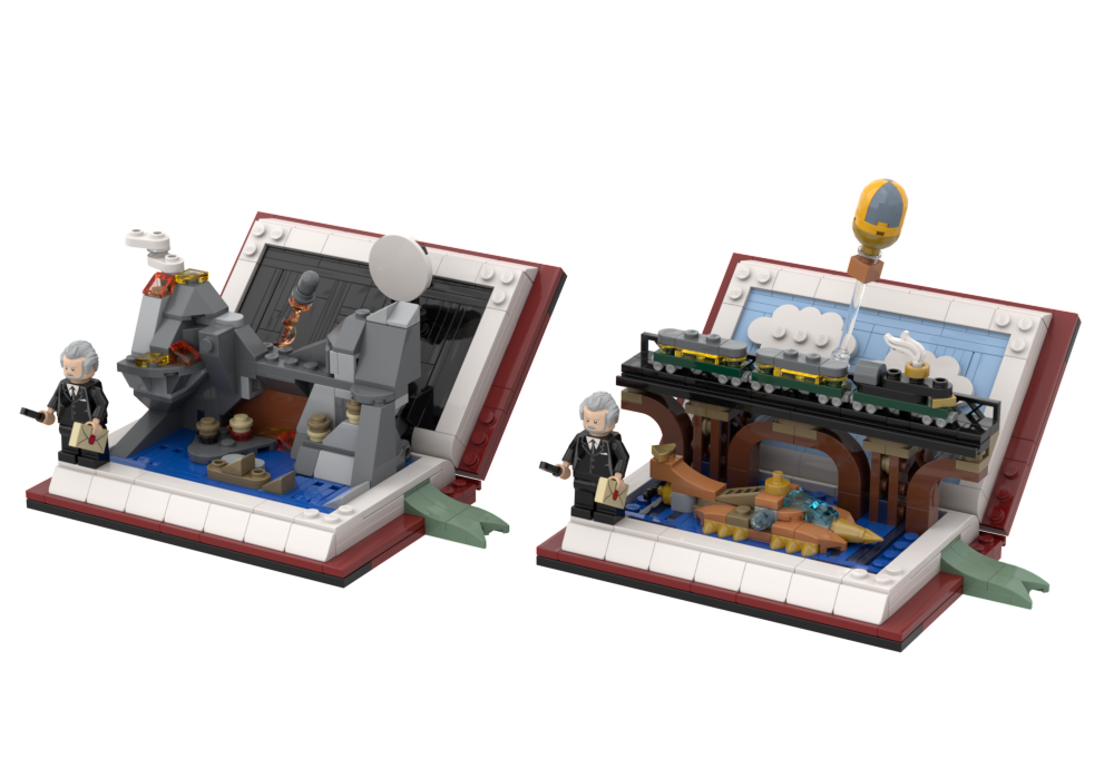 LEGO MOC Tribute to Jules Verne's Books Volume 2 by OrchardBuilds ...
