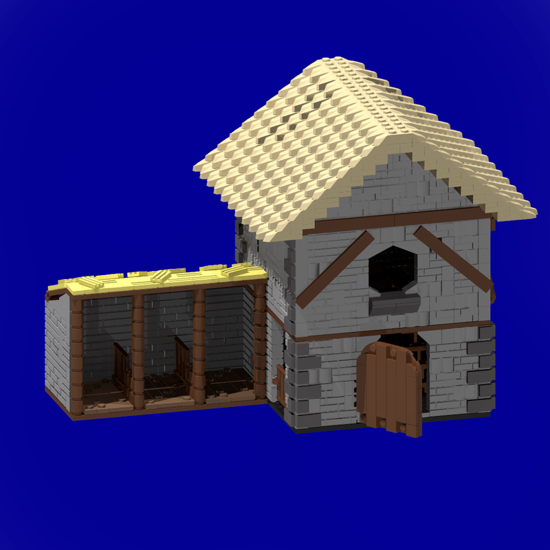 LEGO MOC Medieval Stable by Bricksideas | Rebrickable - Build with LEGO