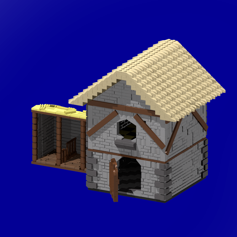 LEGO MOC Medieval Stable by Bricksideas | Rebrickable - Build with LEGO