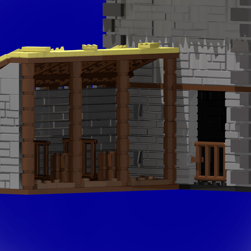 LEGO MOC Medieval Stable by Bricksideas | Rebrickable - Build with LEGO
