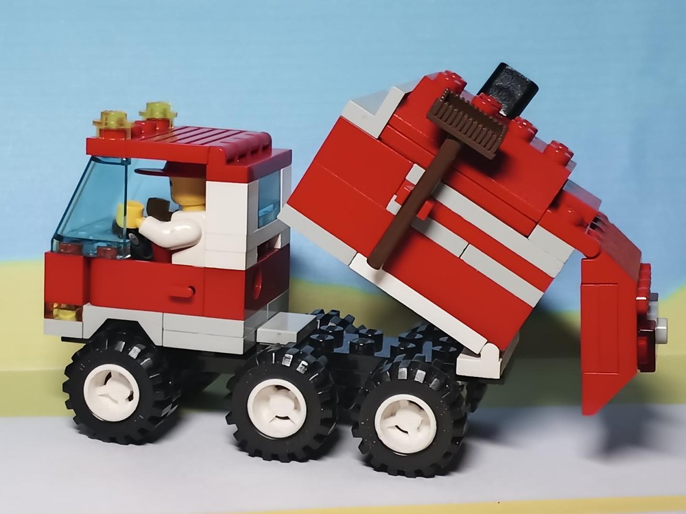 LEGO MOC 6668 refuse collection truck by Ziqing | Rebrickable - Build ...