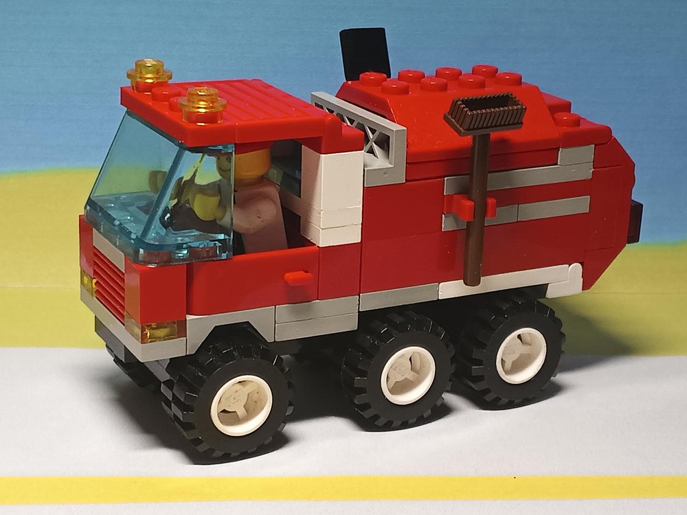 Lego Moc 6668 Refuse Collection Truck By Ziqing Rebrickable Build