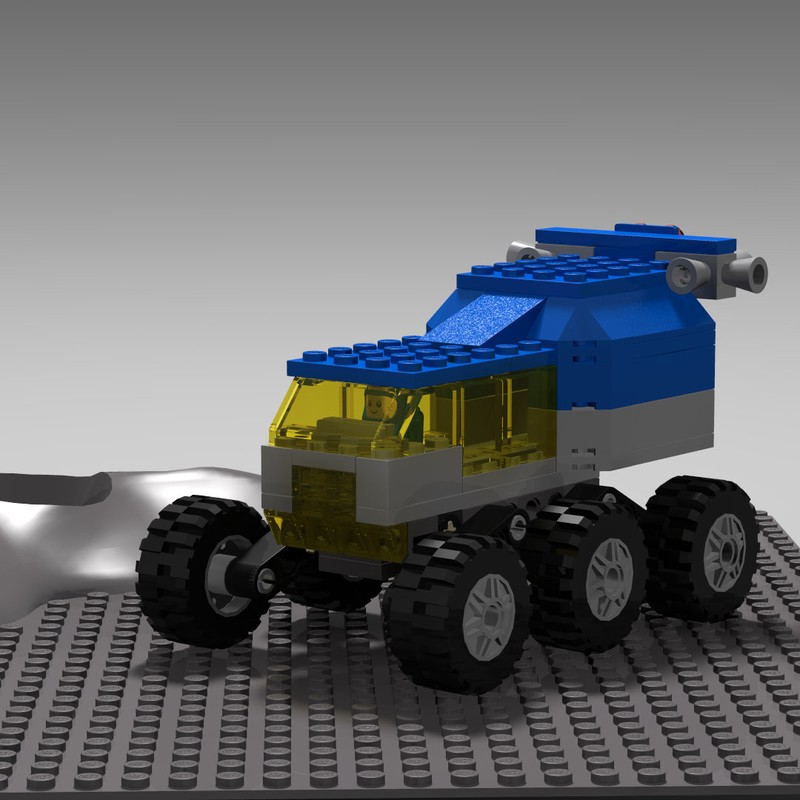 LEGO MOC Moon Transport by ekubart | Rebrickable - Build with LEGO