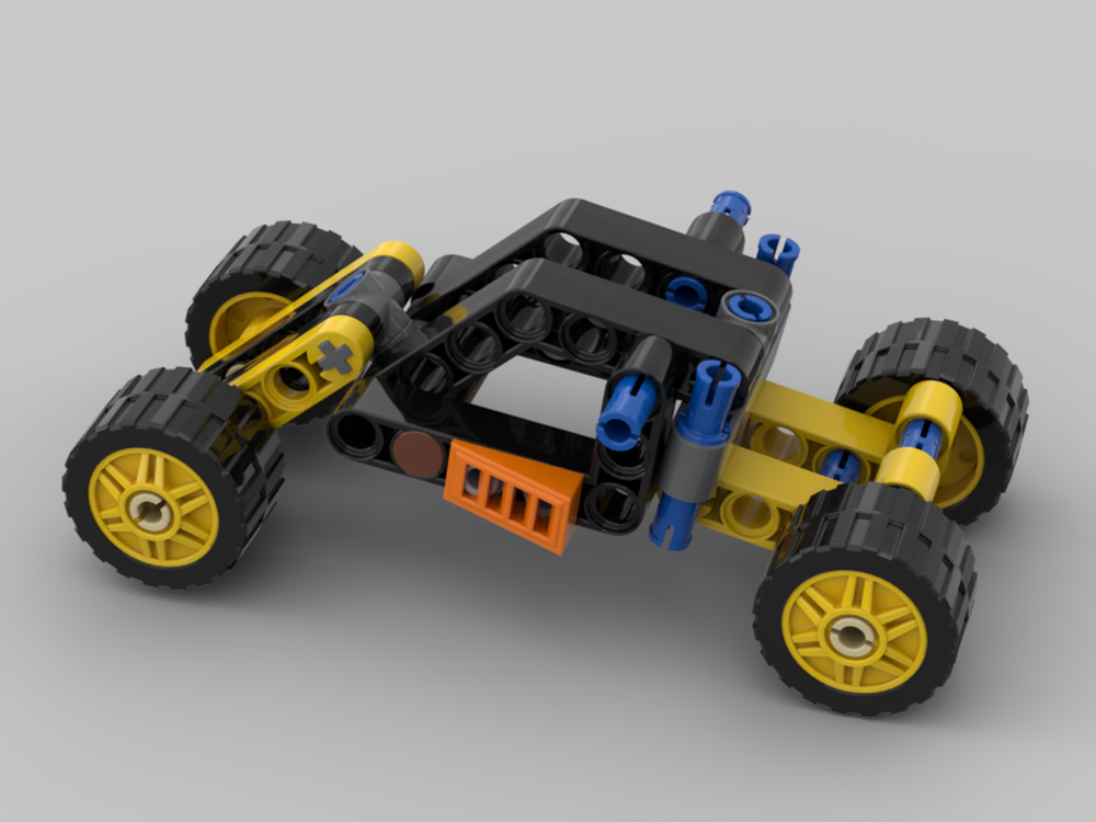 LEGO MOC Futuristic Pickup truck with four wheel tilt steering by ...