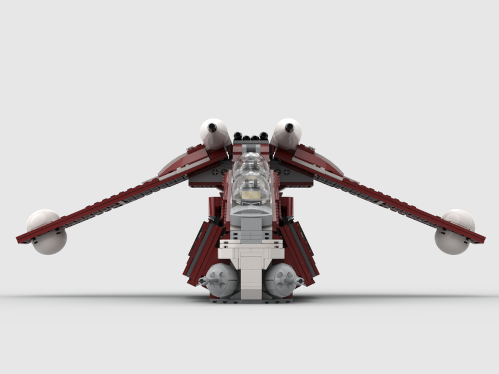 Lego Moc Republic Gunship Coruscant Guard Version Simple Doors Mod
