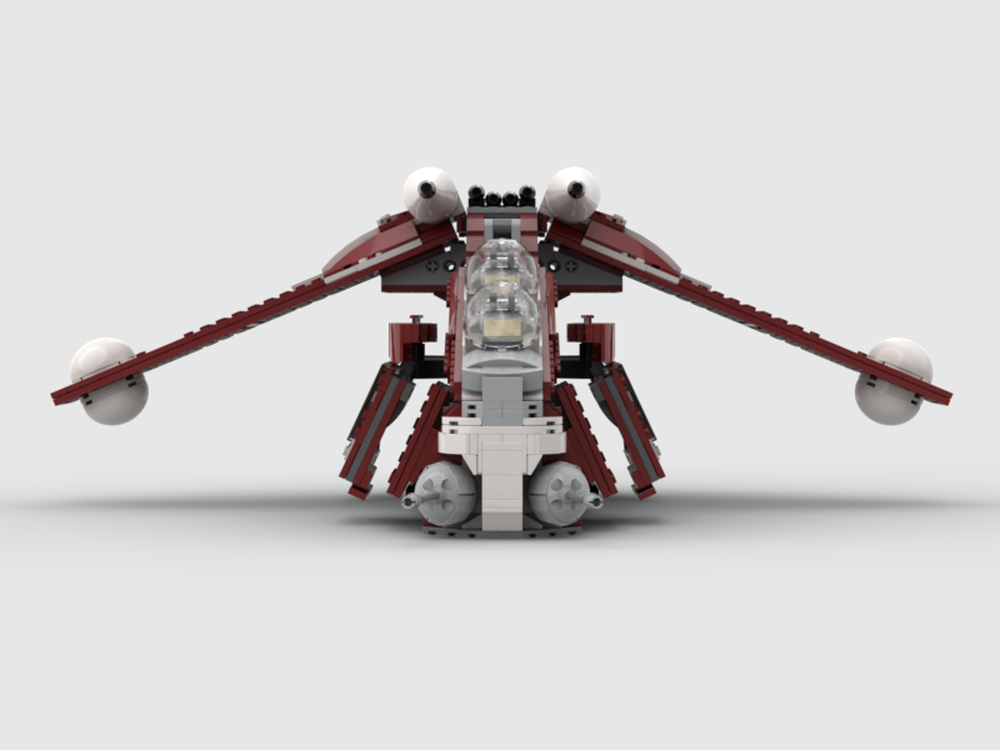 Lego Moc Republic Gunship Coruscant Guard Version Simple Doors Mod