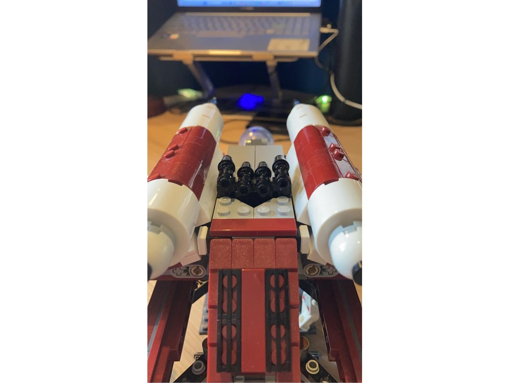 Lego Moc Republic Gunship Coruscant Guard Version Simple Doors Mod