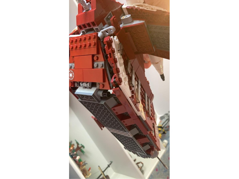 Lego Moc Republic Gunship Coruscant Guard Version Simple Doors Mod