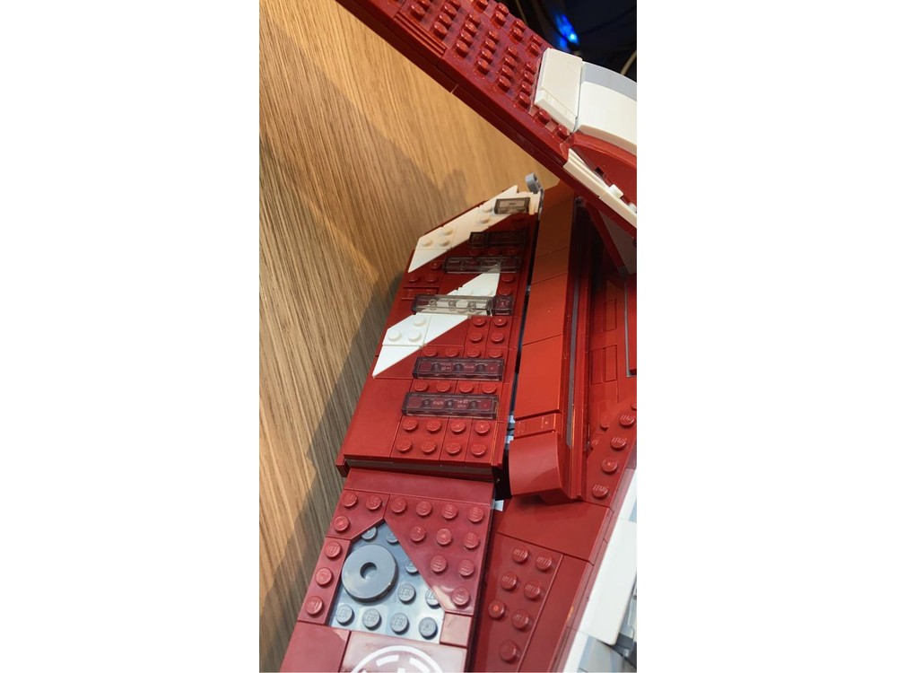 Lego Moc Republic Gunship Coruscant Guard Version Simple Doors Mod