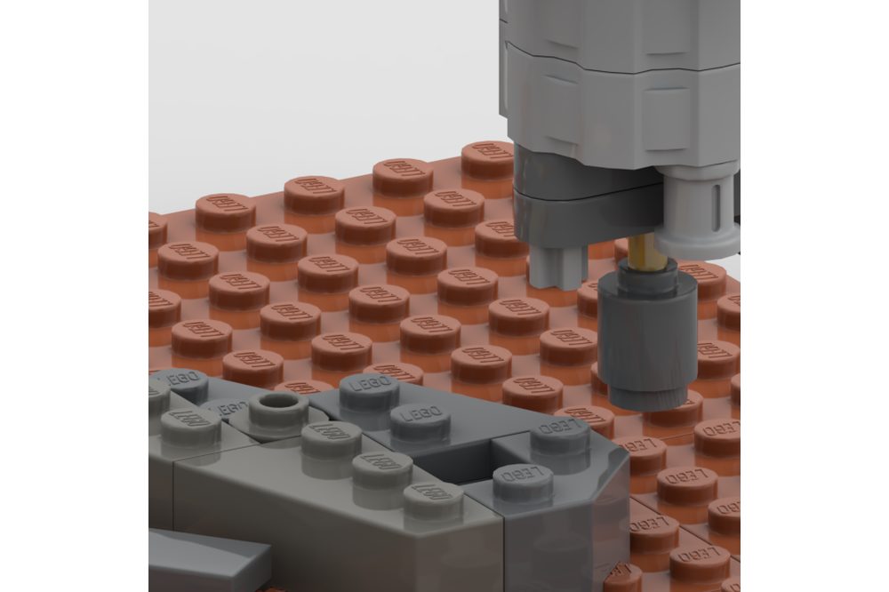 LEGO MOC 42158: Sample collection / release mechanism for drill arm ...