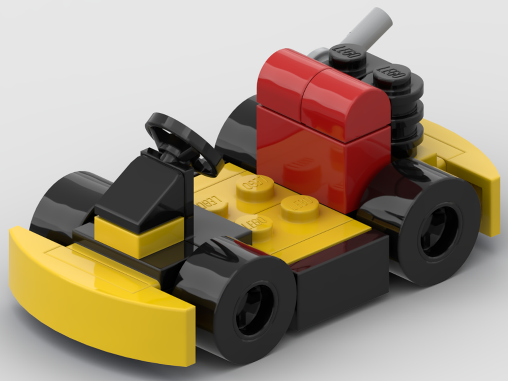 LEGO MOC 76901 Go-Kart by JDPMOCS | Rebrickable - Build with LEGO