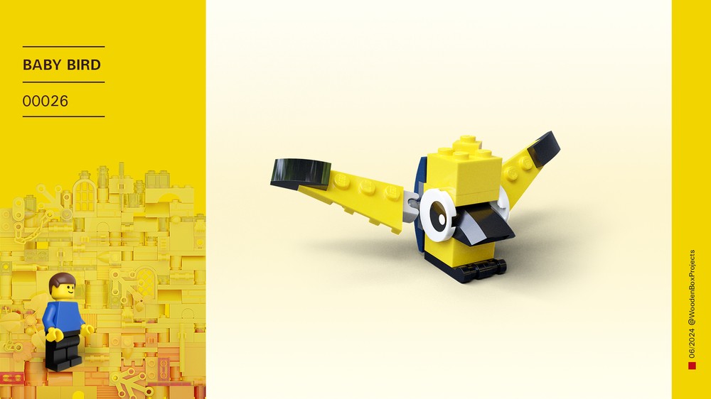 LEGO MOC Baby Bird by WoodenBoxProjects | Rebrickable - Build with LEGO