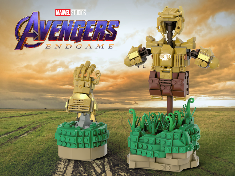 LEGO MOC Thanos Scarecrow Armor And Damaged Infinity Gauntlet by Petrus ...