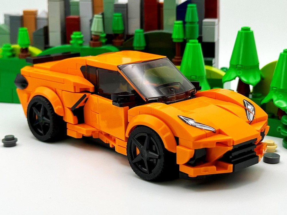 Lego Moc Chevrolet Corvette C8 By Ibrickeditup Rebrickable Build