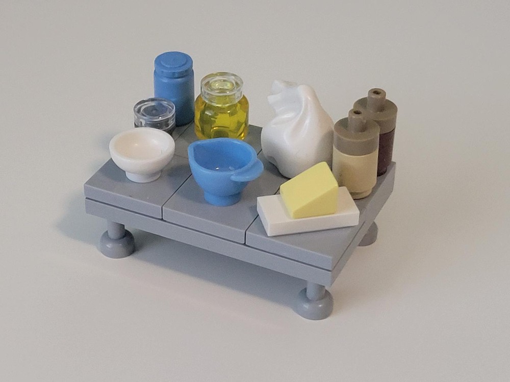 LEGO MOC Bricksculpt Baking Table by Bricksculpt | Rebrickable - Build ...