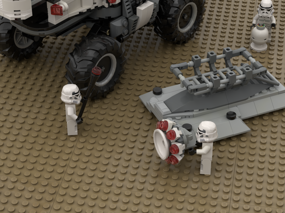 Lego Moc All Terrain Vehicle For Stormtroopers By Hl2 Rebrickable