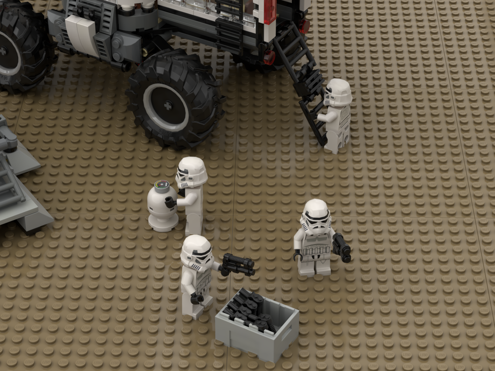 Lego Moc All Terrain Vehicle For Stormtroopers By Hl2 Rebrickable