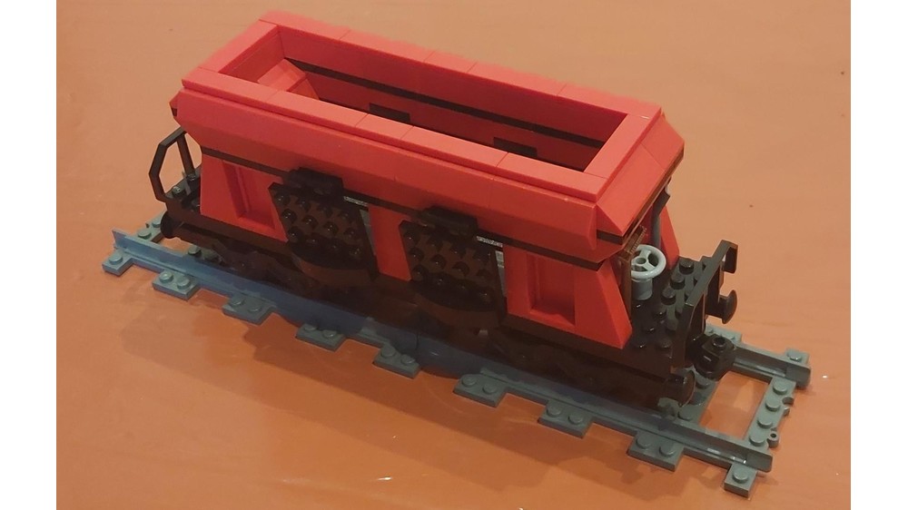 Lego Moc Simple Hopper Railway Car By Sparfelll Rebrickable Build
