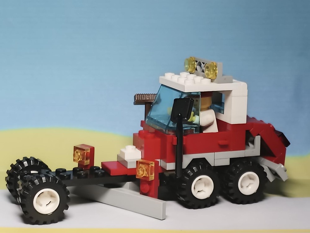 Lego Moc 6668 Grader By Ziqing Rebrickable Build With Lego