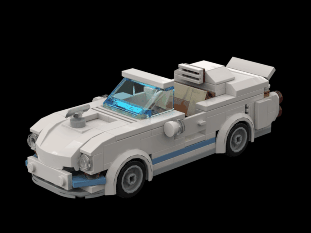 LEGO MOC sport white car by Jerry182 | Rebrickable - Build with LEGO