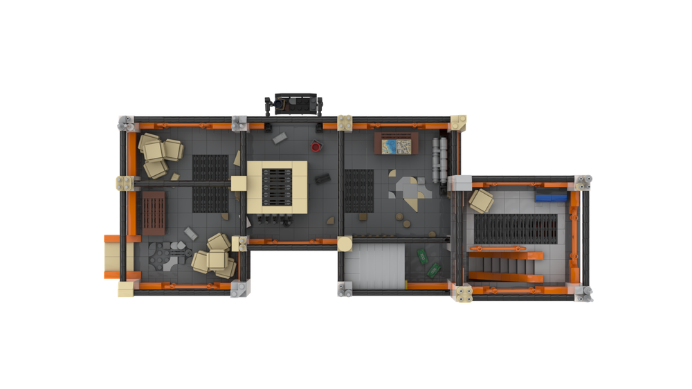 Lego Moc Modular Fisk Hideout By Ant0noo Rebrickable Build With Lego