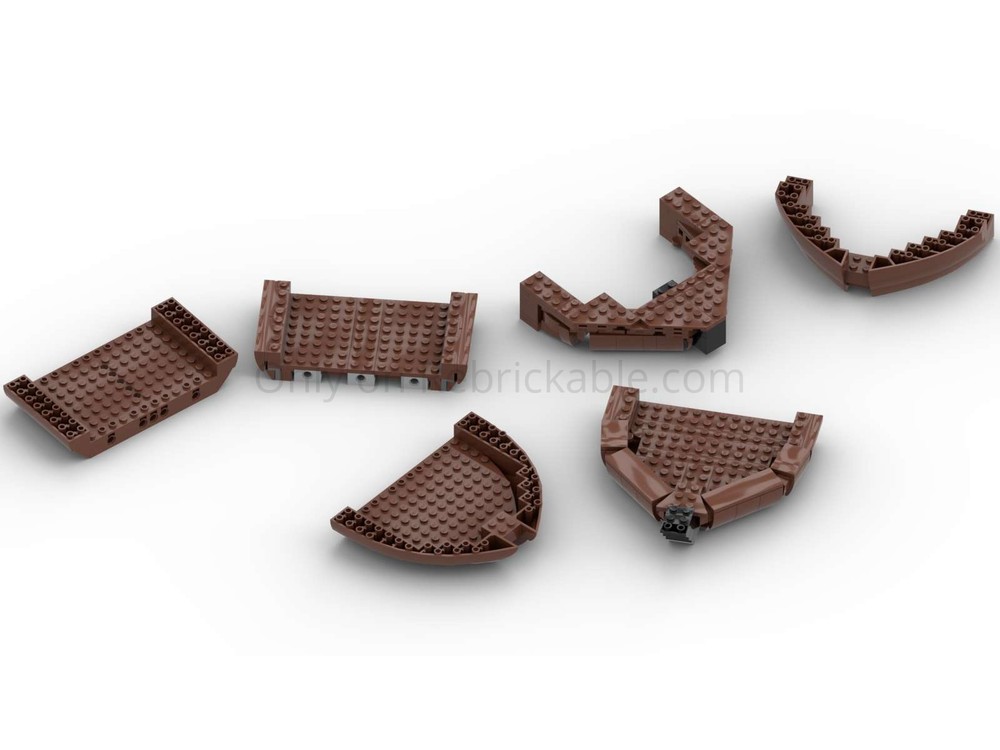Lego Moc Part 95227 Replacement By The Pirate Shipwright Rebrickable