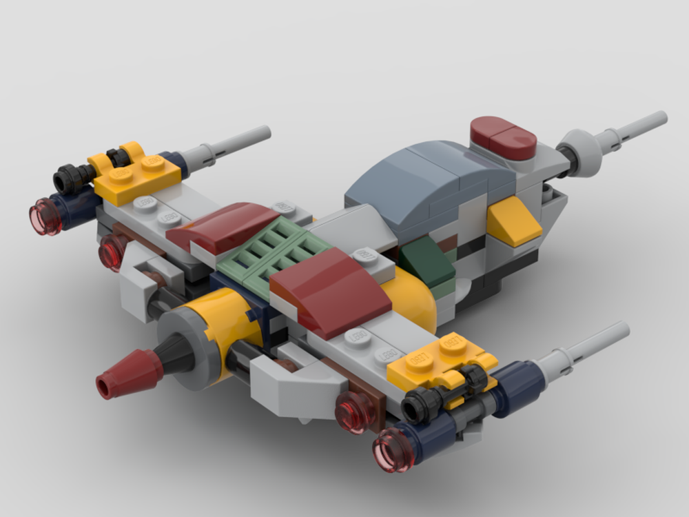 Lego Moc Star Wars Modified Naboo N 1 Starfighter By Glacenougat