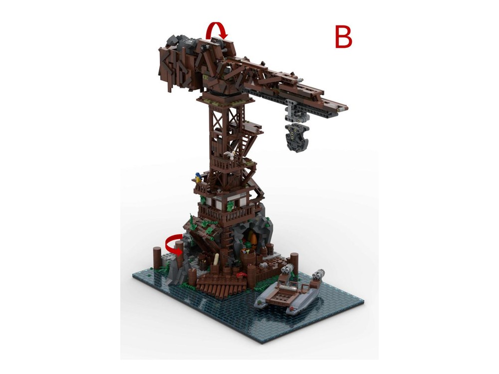 LEGO MOC MOC - Ninjago City MOC Building 03 - Harbour Crane by ...
