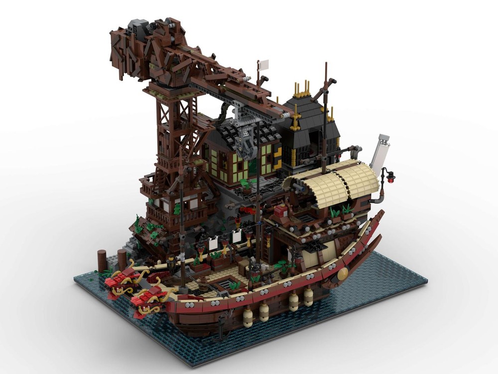 LEGO MOC MOC - Ninjago City MOC Building 03 - Harbour Crane by ...