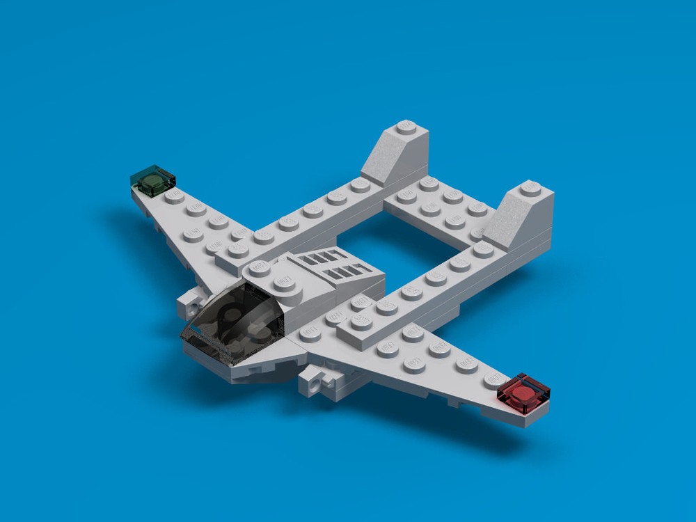 Lego Moc Fighter Plane 2 Micro By Psiborgvip Rebrickable Build