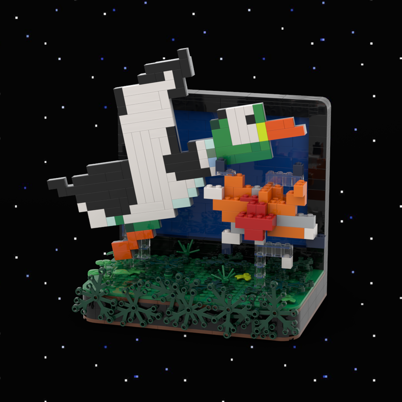 LEGO MOC Duck Hunt - NES STAND #1 by NWQZ | Rebrickable - Build with LEGO