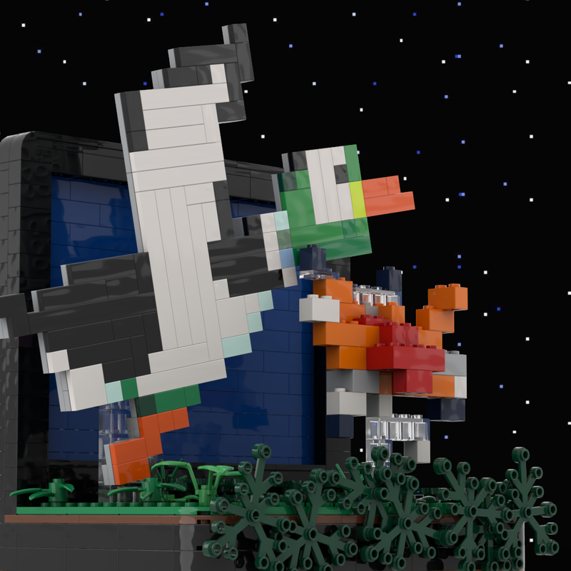 LEGO MOC Duck Hunt - NES STAND #1 by NWQZ | Rebrickable - Build with LEGO