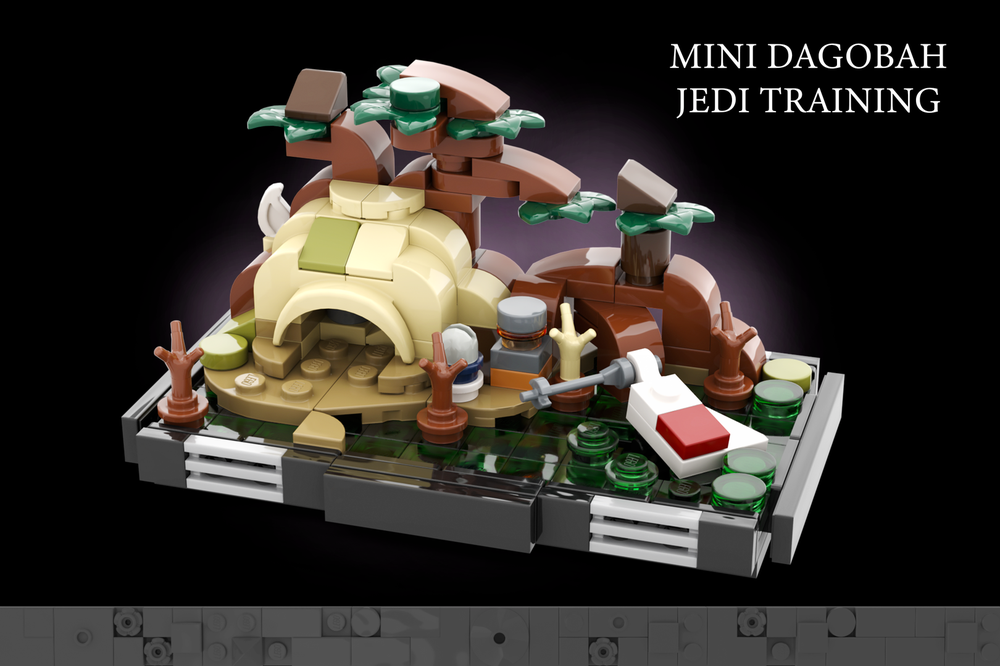 LEGO MOC Mini Dagobah Training Diorama by christromans | Rebrickable ...