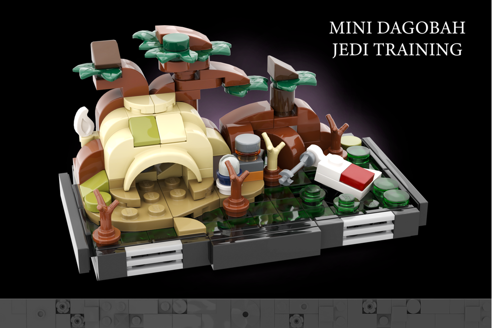 LEGO MOC Mini Dagobah Training Diorama by christromans | Rebrickable ...