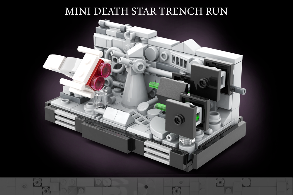 Lego Moc Mini Death Star Trench Run By Christromans Rebrickable