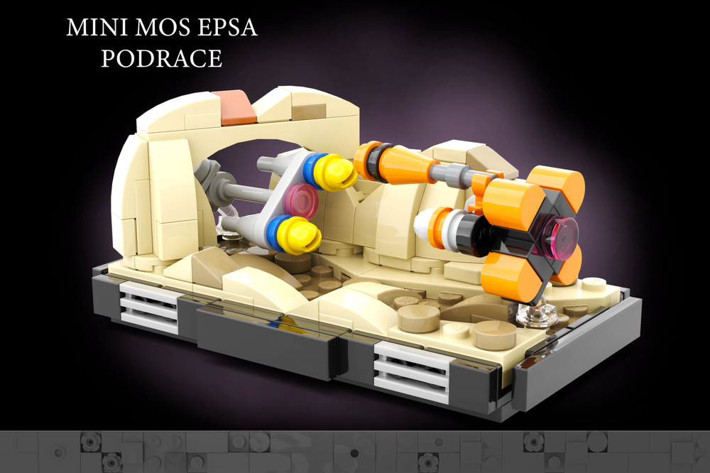 LEGO MOC Mini Mos Espa Pod Race Diorama by christromans | Rebrickable ...