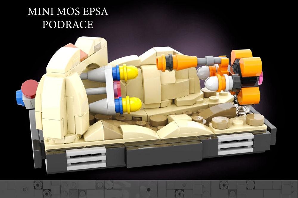 LEGO MOC Mini Mos Espa Pod Race Diorama by christromans | Rebrickable ...