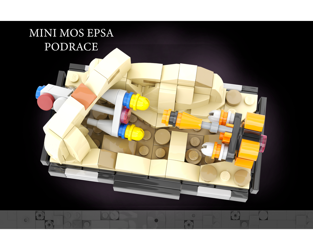 LEGO MOC Mini Mos Espa Pod Race Diorama by christromans | Rebrickable ...