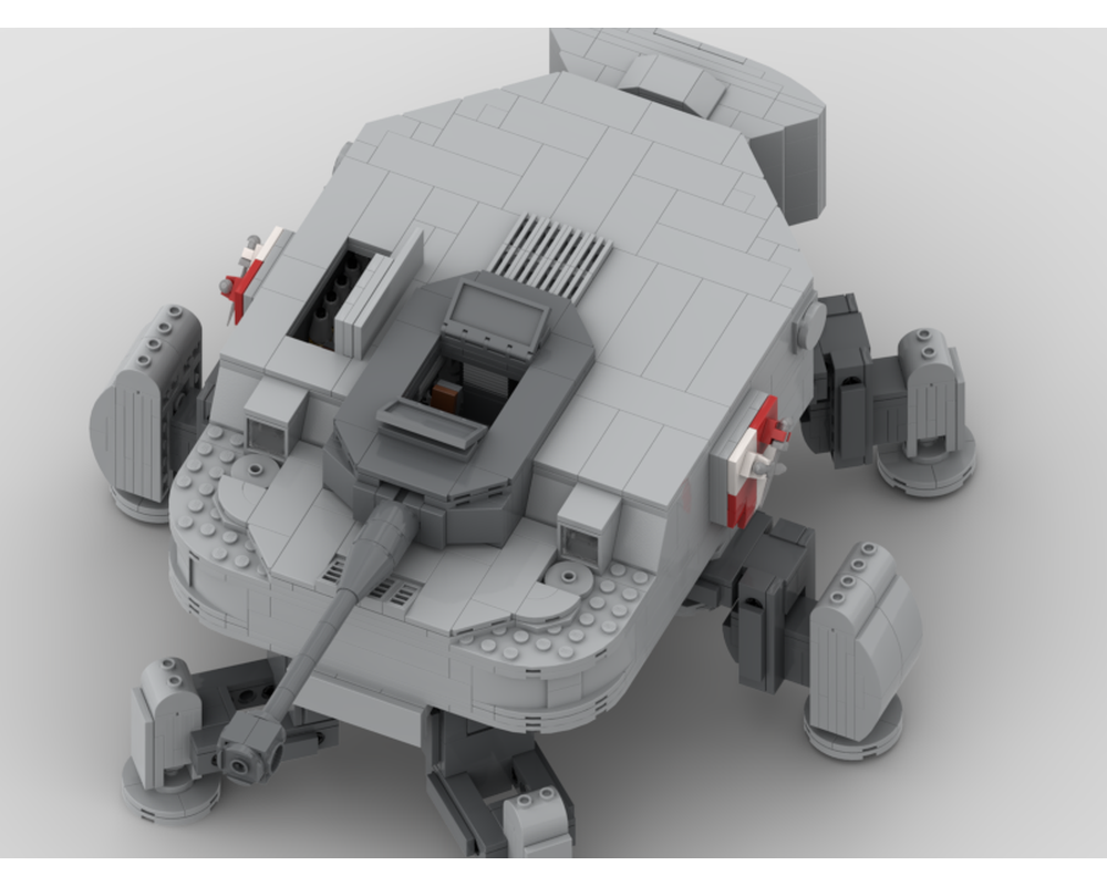 LEGO MOC Dieselpunk walkermech Jaeger Minifig scale (this is a build ...