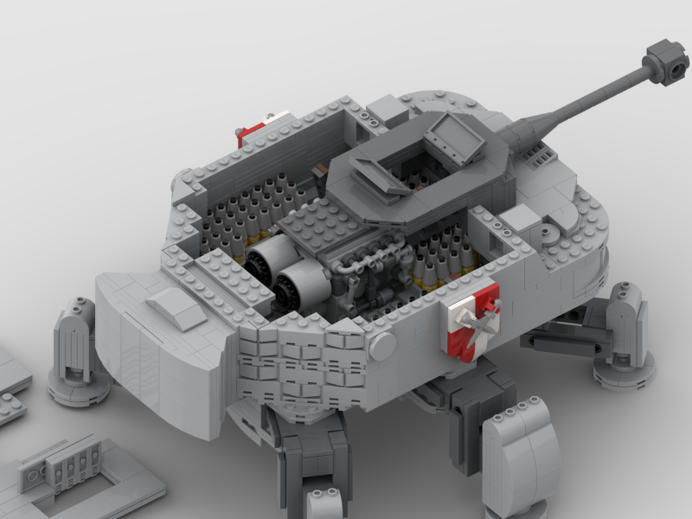 LEGO MOC Dieselpunk walkermech Jaeger Minifig scale (this is a build ...