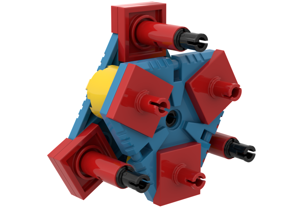 LEGO MOC Hexagonal Pin Connector Building Technique by OrchardBuilds ...