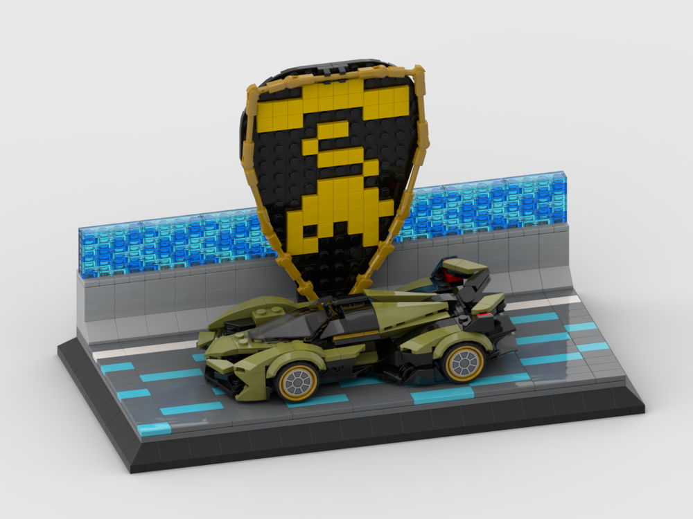 LEGO MOC Display for set 76923 - Lamborghini Lambo V12 Vision GT Super ...