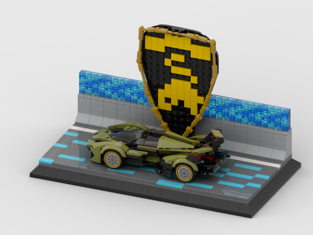 LEGO MOC Display for set 76923 - Lamborghini Lambo V12 Vision GT Super ...
