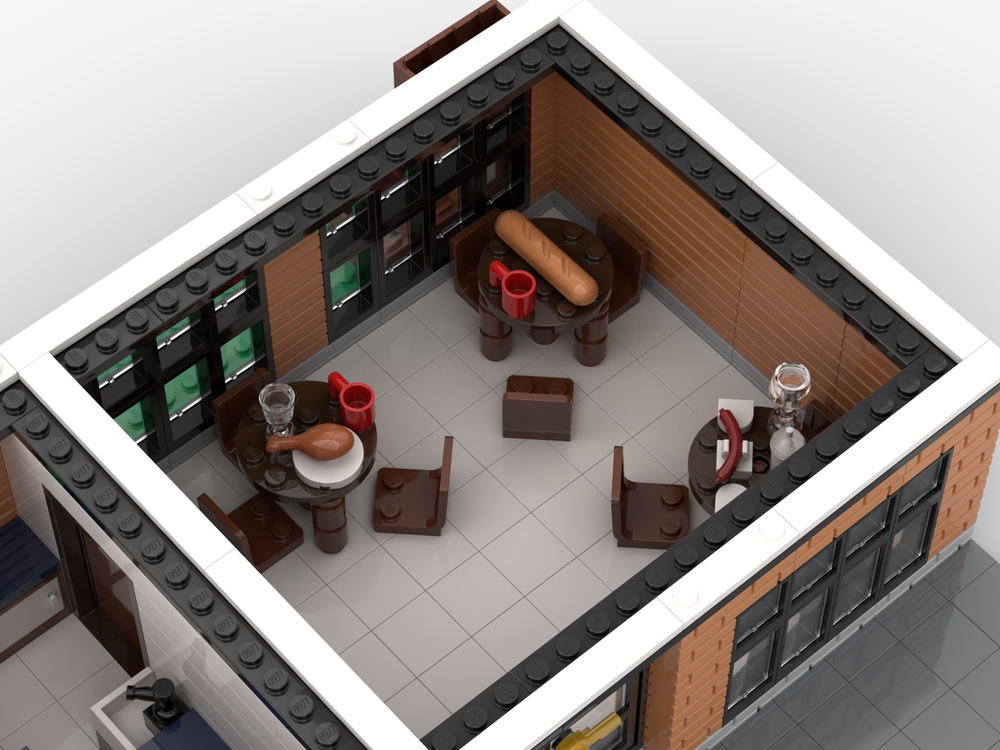 Lego Moc Restaurant By Machi Koro Dude Rebrickable Build With Lego