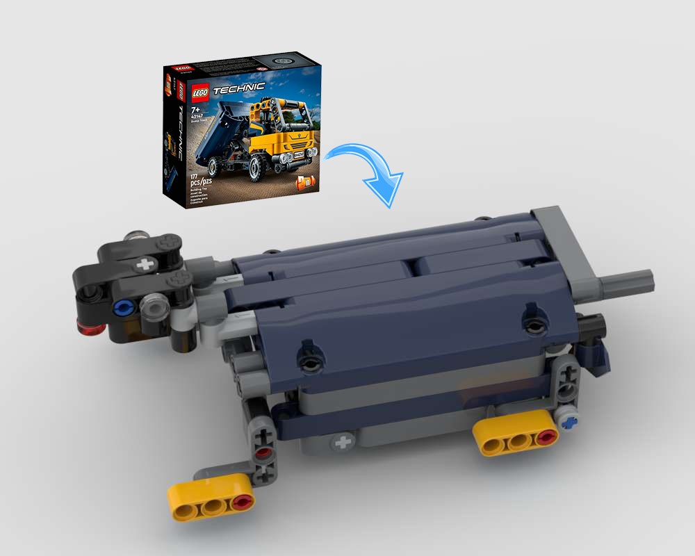 LEGO MOC Turtle 42147 Alternative by ErikGS | Rebrickable - Build with LEGO